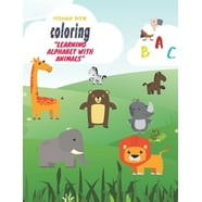 Zoo Animals Alphabet Coloring Workbook: Pages Coloring Book Alphabet ...