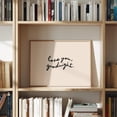 Affixzi Love You Goodnight Print, Neutral Minimalist Poster, Hand Drawn ...
