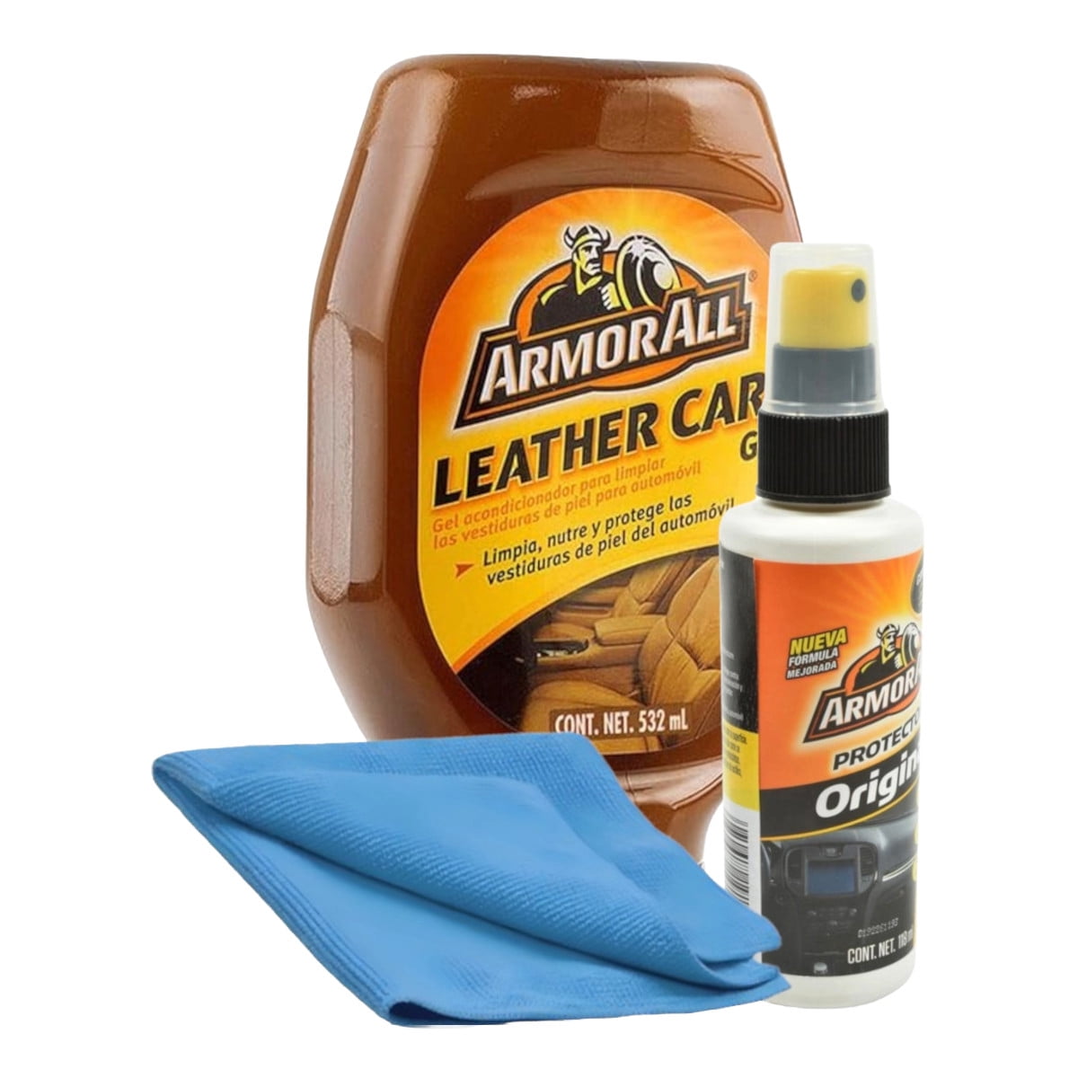 Gel Acondicionador Armor All Piel con Paño | Bodega Aurrera en línea