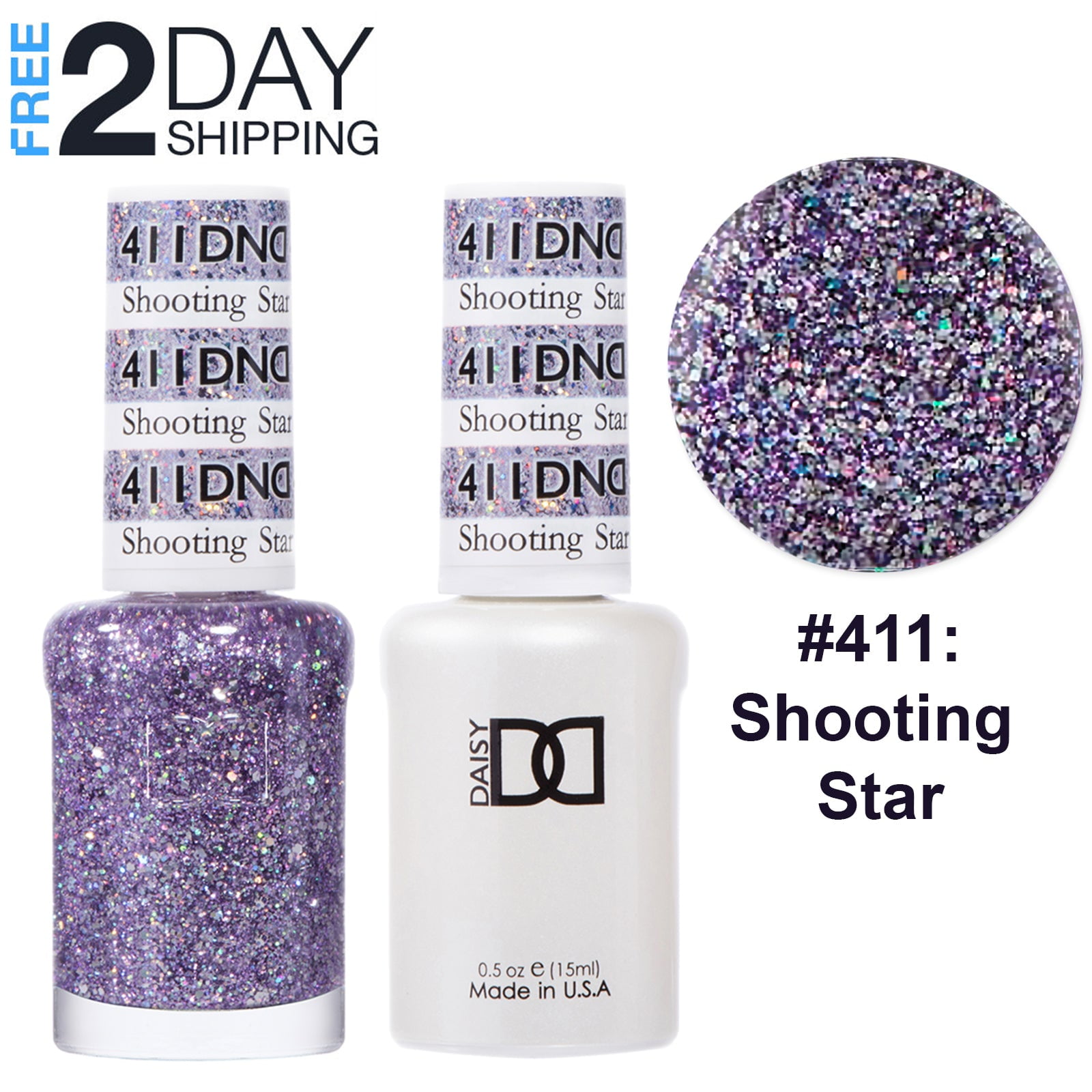 DND Gel Nail Polish & Nail Lacquer Set Soak Off Duo Set - #411 Shooting ...