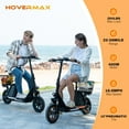 "HOVERMAX H10S Electric Scooter, Adjustable Seat, 400W, 22 Miles Range ...