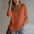 MaFYtyTPR Women's Linen V-Neck Shirts Spring Summer Solid Color ...
