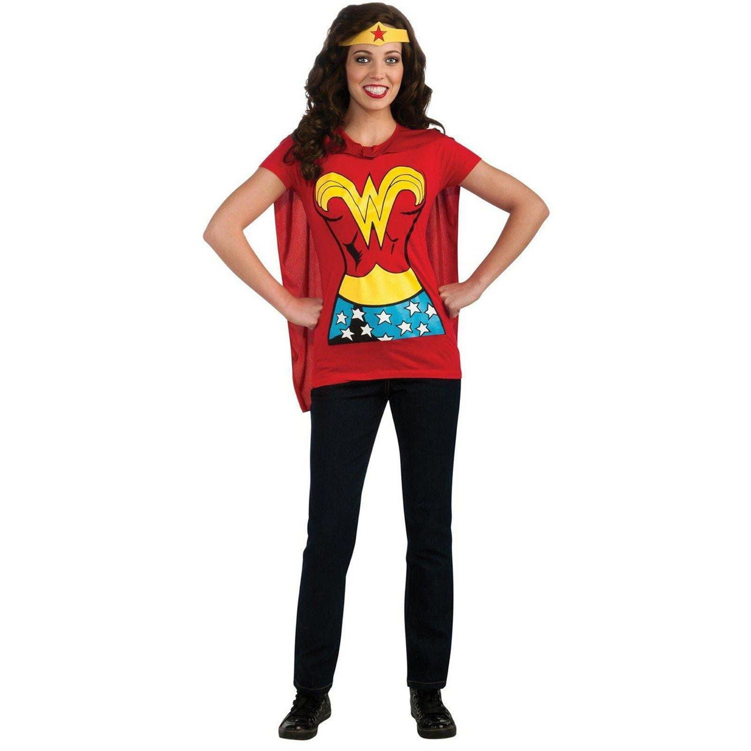 Click here for Rubies Dc Comics Wonder Woman T-Shirt Womens Costu... prices