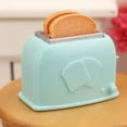 iaksohdu Dollhouse Toaster Simulated Portable 1/12 Ratio Dollhouse Mini ...