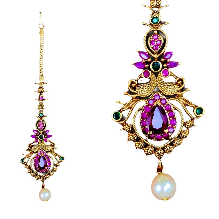 Indian Forehead Jewelry
