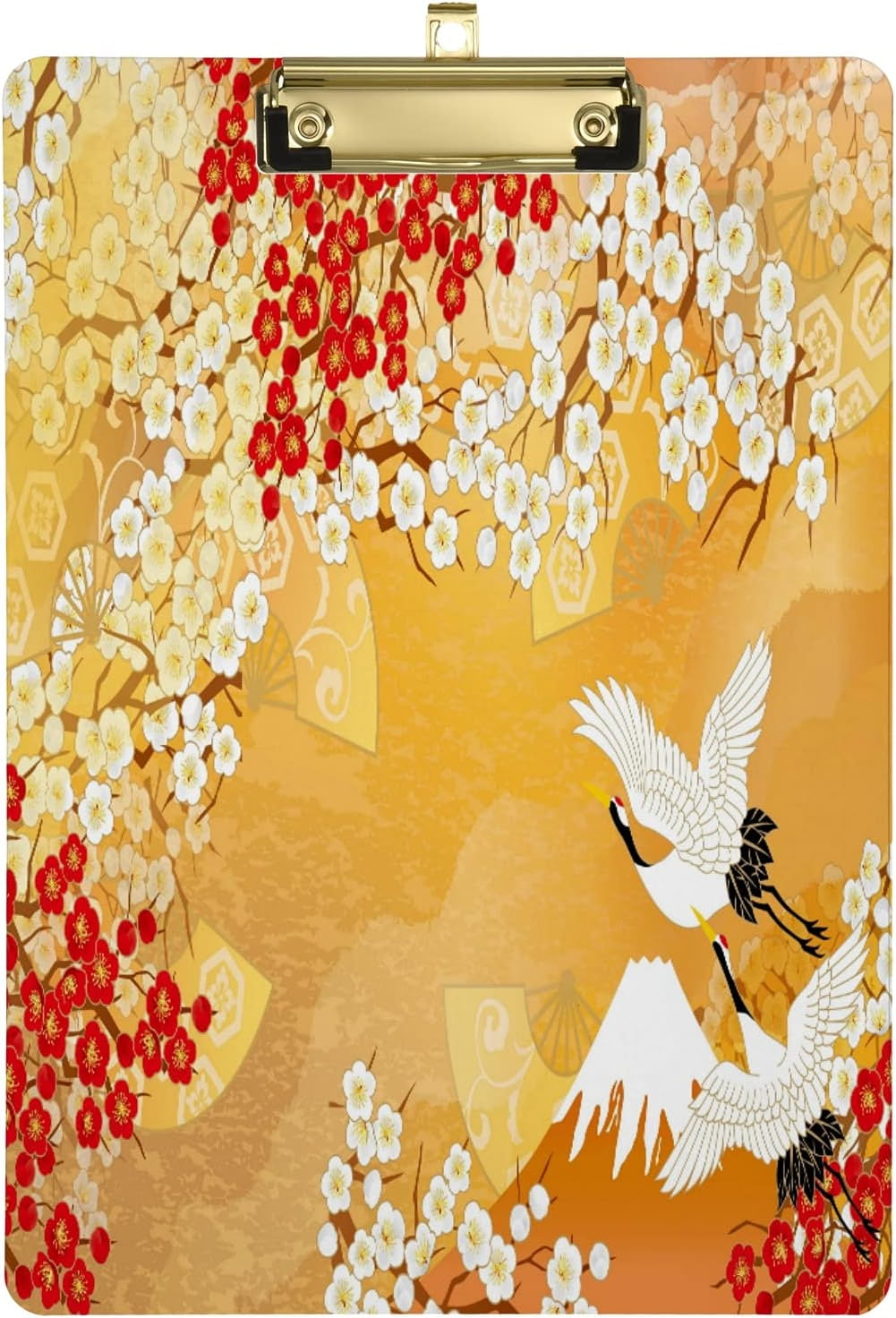 FMSHPON Flower Crane Yellow Clipboard Hardboard Wood Nursing Clip Board ...