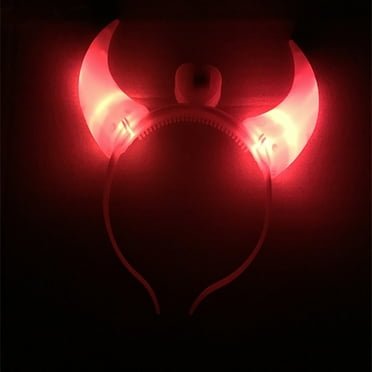 Red Devil Horn Headband Halloween Costume Accessory - Walmart.com