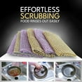 Heavy Duty Dish Scrubbers, Non-Scratch Scouring Pads - Odorless & Long ...