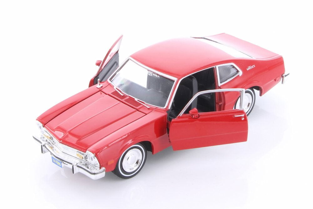 1974 Ford Maverick Hardtop, Red - Showcasts 73326/27D - 1/24 scale ...