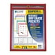 C-Line Reusable Dry Erase Pockets, 9 x 12, Assorted Primary Colors, 25 ...