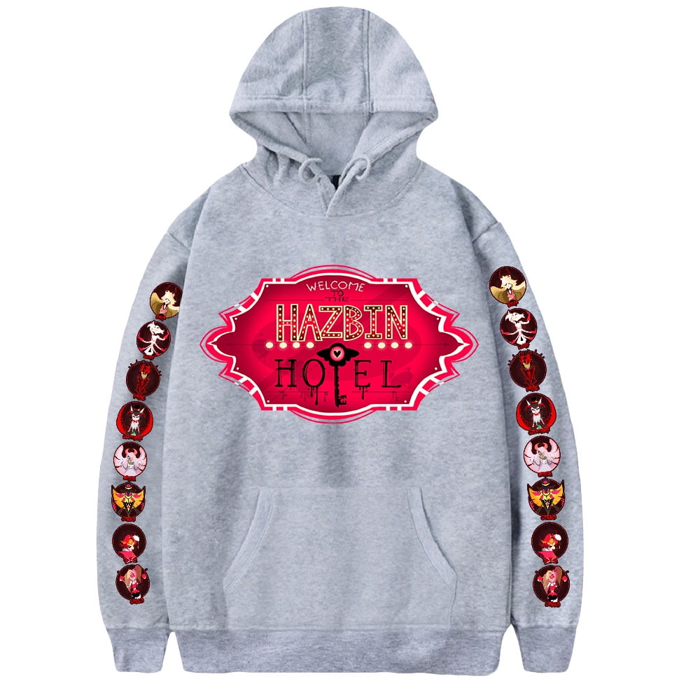 JMSUN Anime Helluva Boss Womens/Men Helluva Boss Hooded Sweatshirt ...