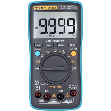 Digital Multimeter,BSIDE Digital Multimeter AC DC Voltage Current 9999 ...