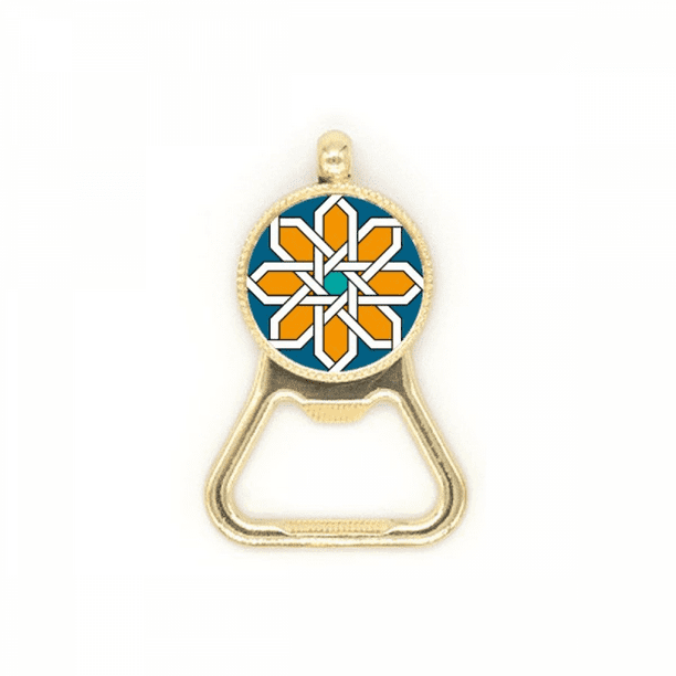 Flower Morocco Style Geometry Beer Bottle Cap Opener Stainless Steel ...