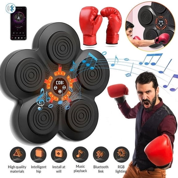 SAVALETOR Electronic Music Boxing Machine，Boxing Training Punching ...
