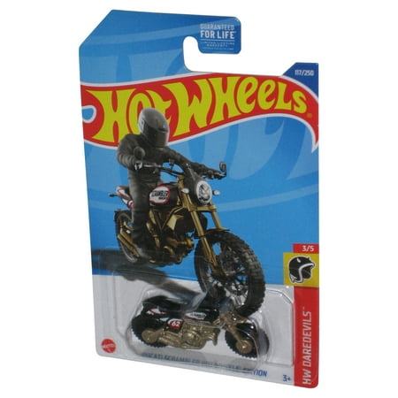 Hot Wheels HW Daredevils 3/5 (2021) Ducati Scrambler Toy Bike 117/250 ...
