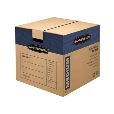Bankers Box SmoothMove Classic Moving Boxes Medium 20pk (No Tape Required) - Walmart.com