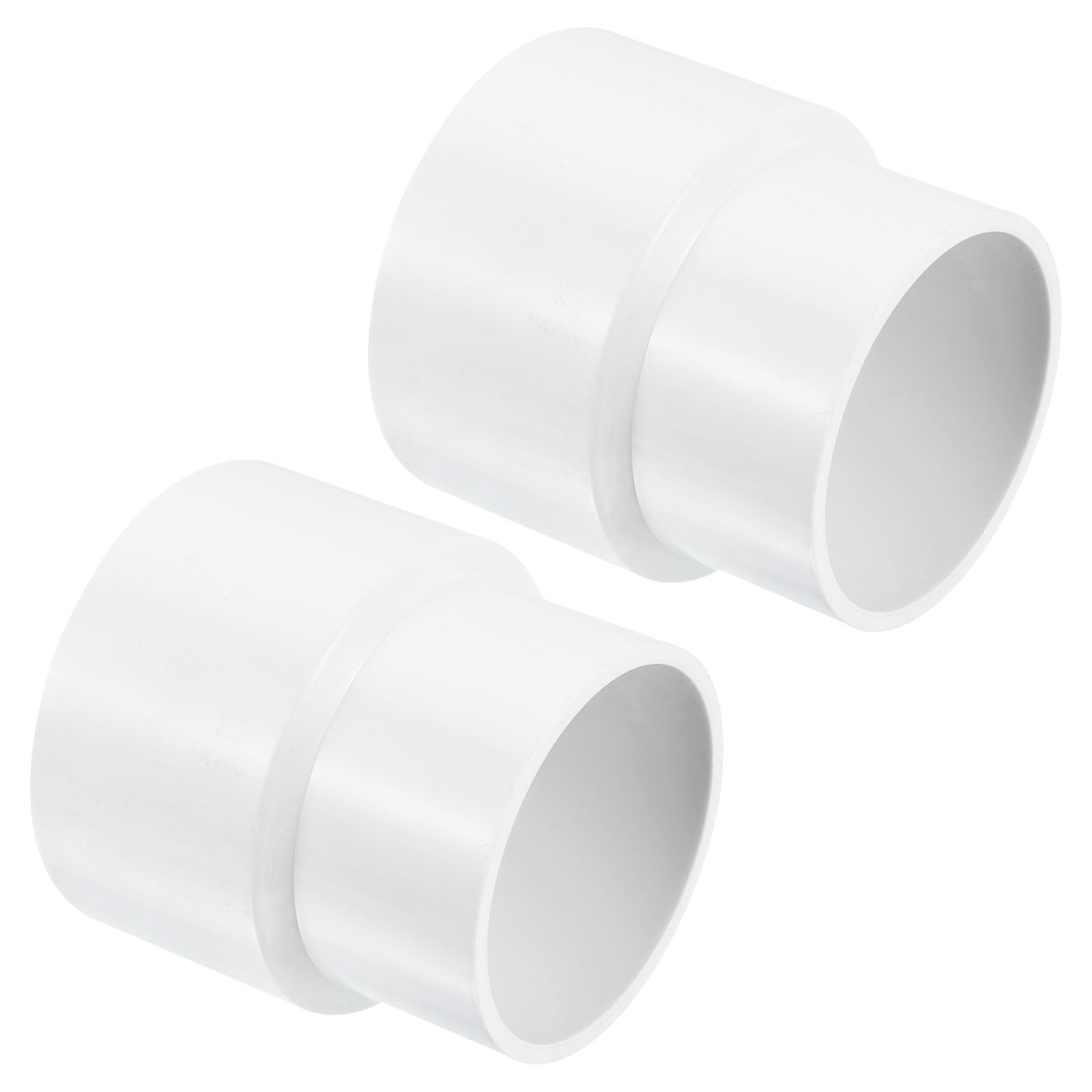 Uxcell 75mm to 63mm ID PVC Reducer Pipe Fitting Straight Adapter ...