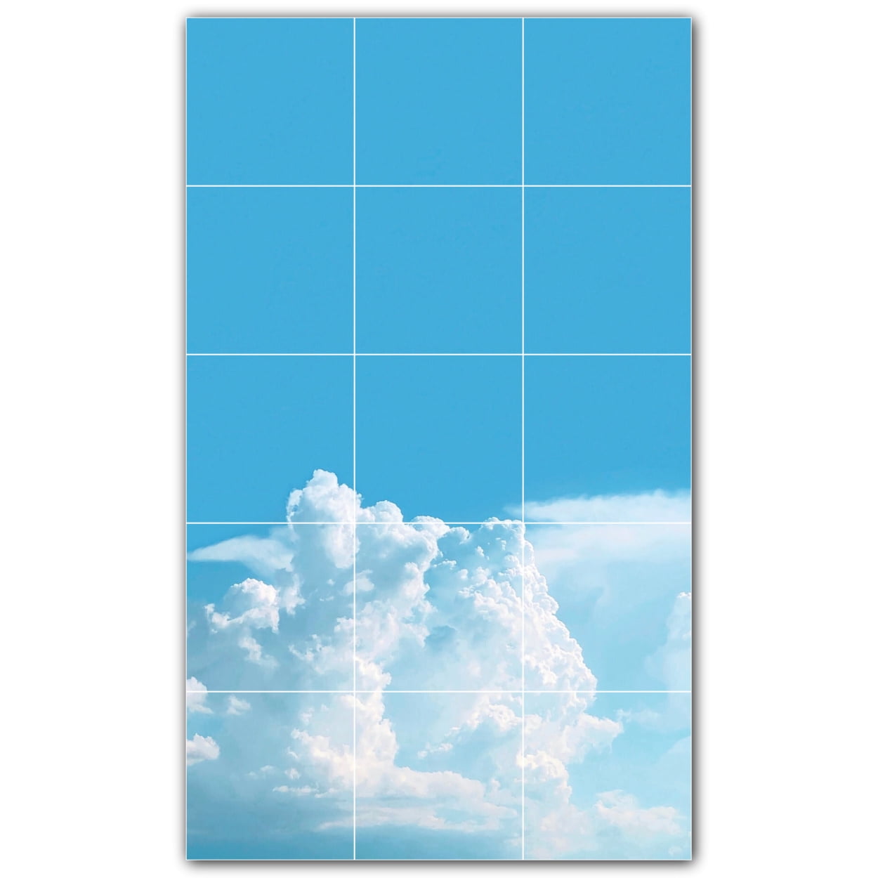 Picture-Tiles.com: Clouds Ceramic Tile Wall Mural WAL500392-35M. 18"W x ...