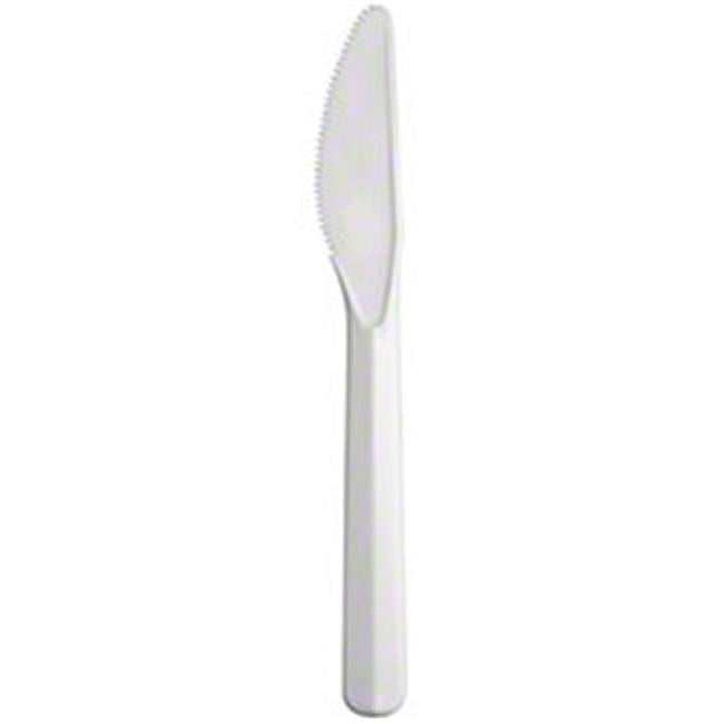 Dart Bonus Polypropylene Cutlery, Knife, White, 5", 1000/Carton ...