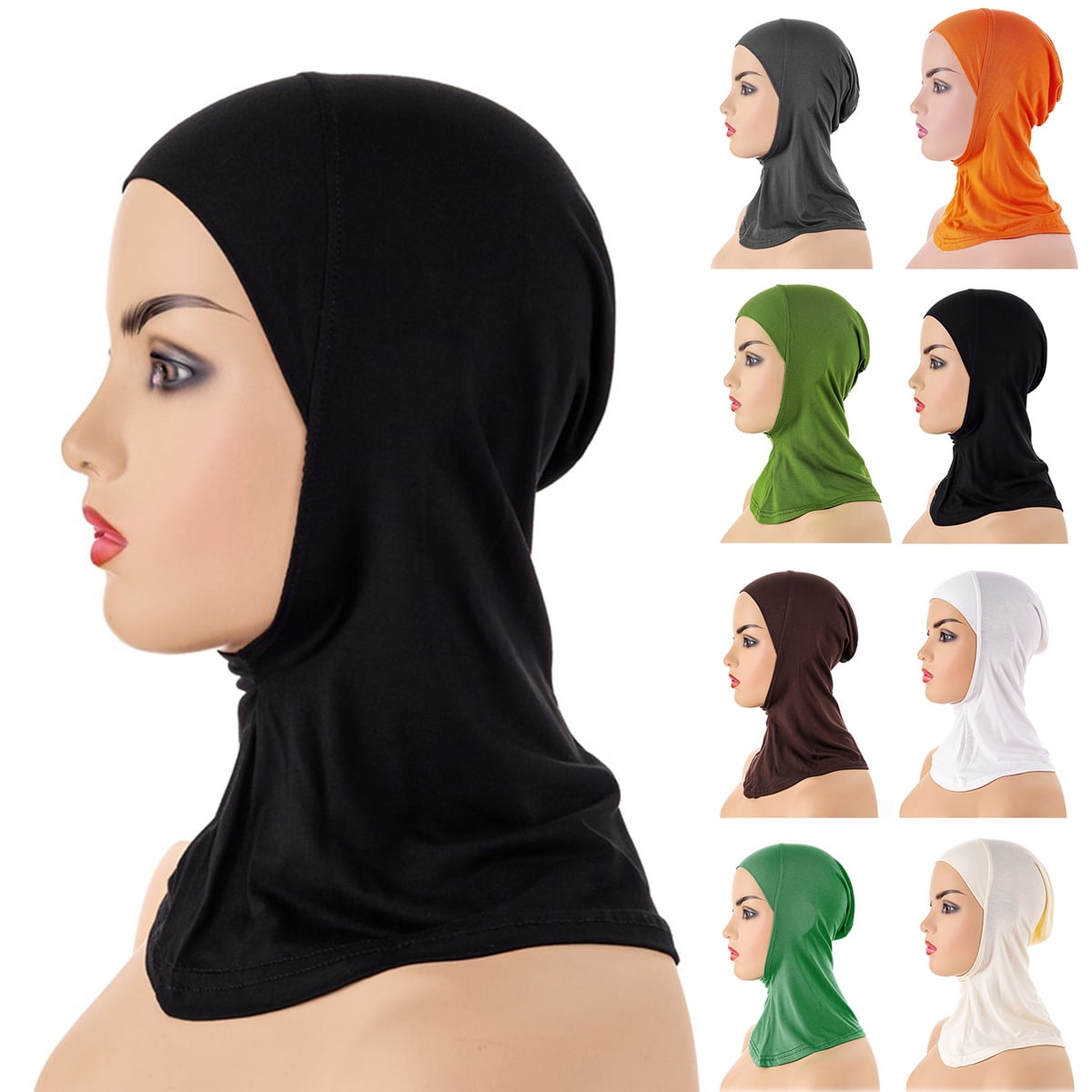 Meidiya Fashion Hijab Muslim Head Scarf Solid Color Modal Scarf for ...