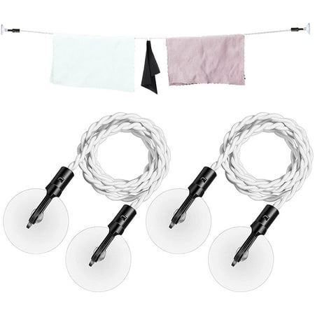 Suction Cups Travel Clothesline | Elastic Clothesline Travel Washing ...