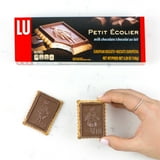 Lu Petit Ecolier European Milk Chocolate Biscuit Cookies, 5.3 oz ...