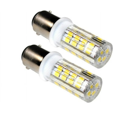 HQRP 2-Pack 110V LED Light Bulbs Cool White for Pfaff 7510 / 7530 ...