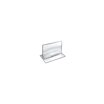 Azar 112740 3.5" W x 2.5" H L-Shaped Acrylic Sign Holder, 10Pack ...