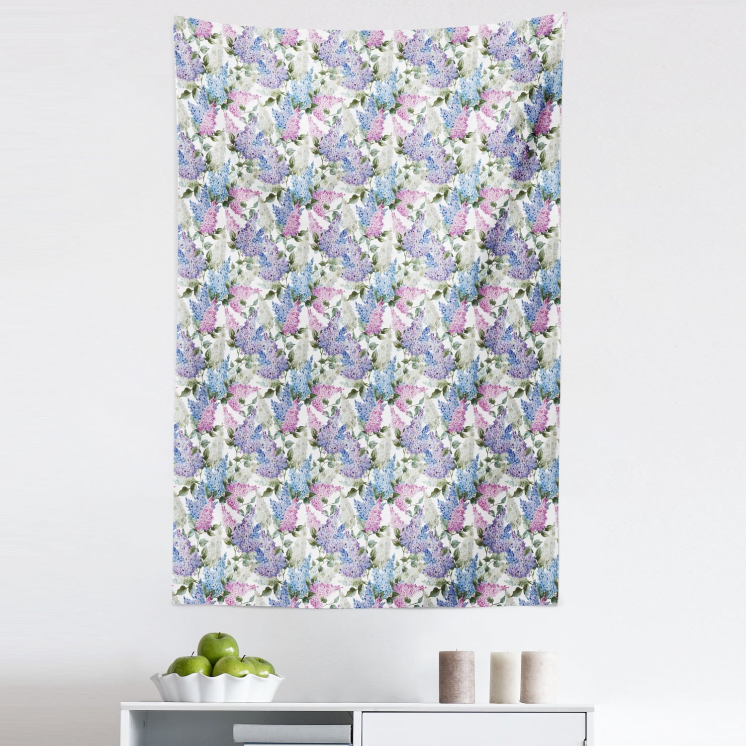 Lilac Tapestry, Colorful Lilac Flowers Budding Efflorescence Season ...