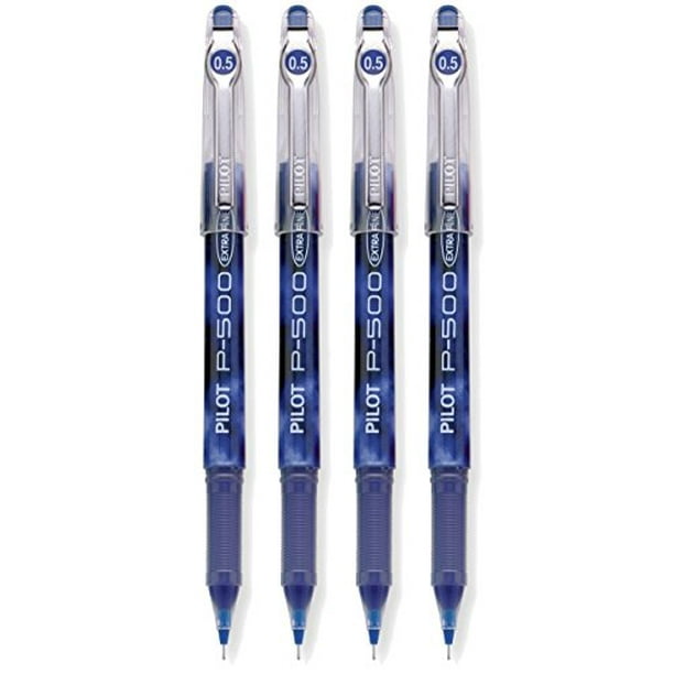Pilot Precise P-500 Gel Rolling Ball Pen, Extra Fine Blue Ink 4-PACK ...
