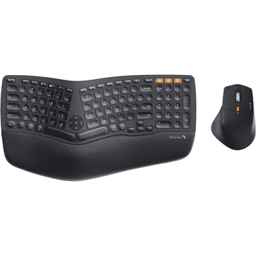 V7 Ergonomic Keyboard, Mouse, and Keypad Combo, Black - Walmart.com