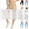 Cargo Capris For Women Pocket Everyday Street Style Summer Simple ...