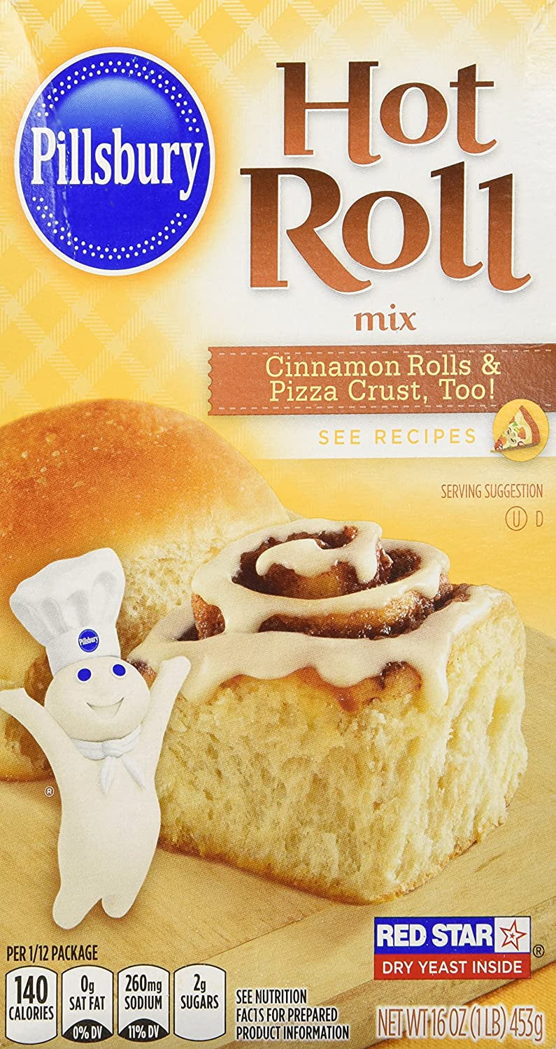 Pillsbury, Specialty Hot Roll Mix, 16oz Box (Pack of 2) - Walmart.com