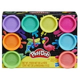 Play-Doh Neon Colors 8 Pack of 2-Ounce Cans Creative Modeling Compound ...