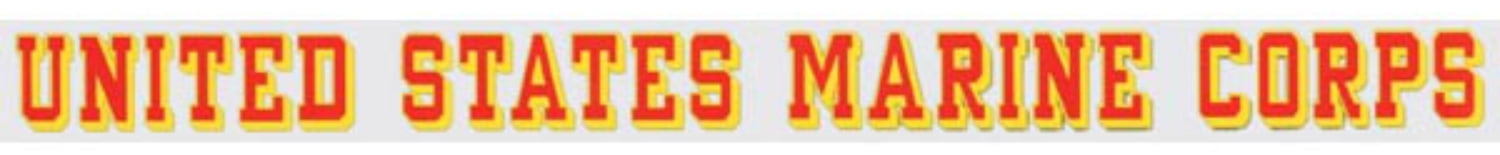 U.S. Marine Corps Window Strip - Walmart.com