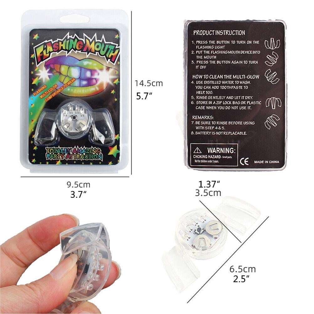 Click here for Ymiko Halloween Glow Braces Toys Flashing Led Mout... prices