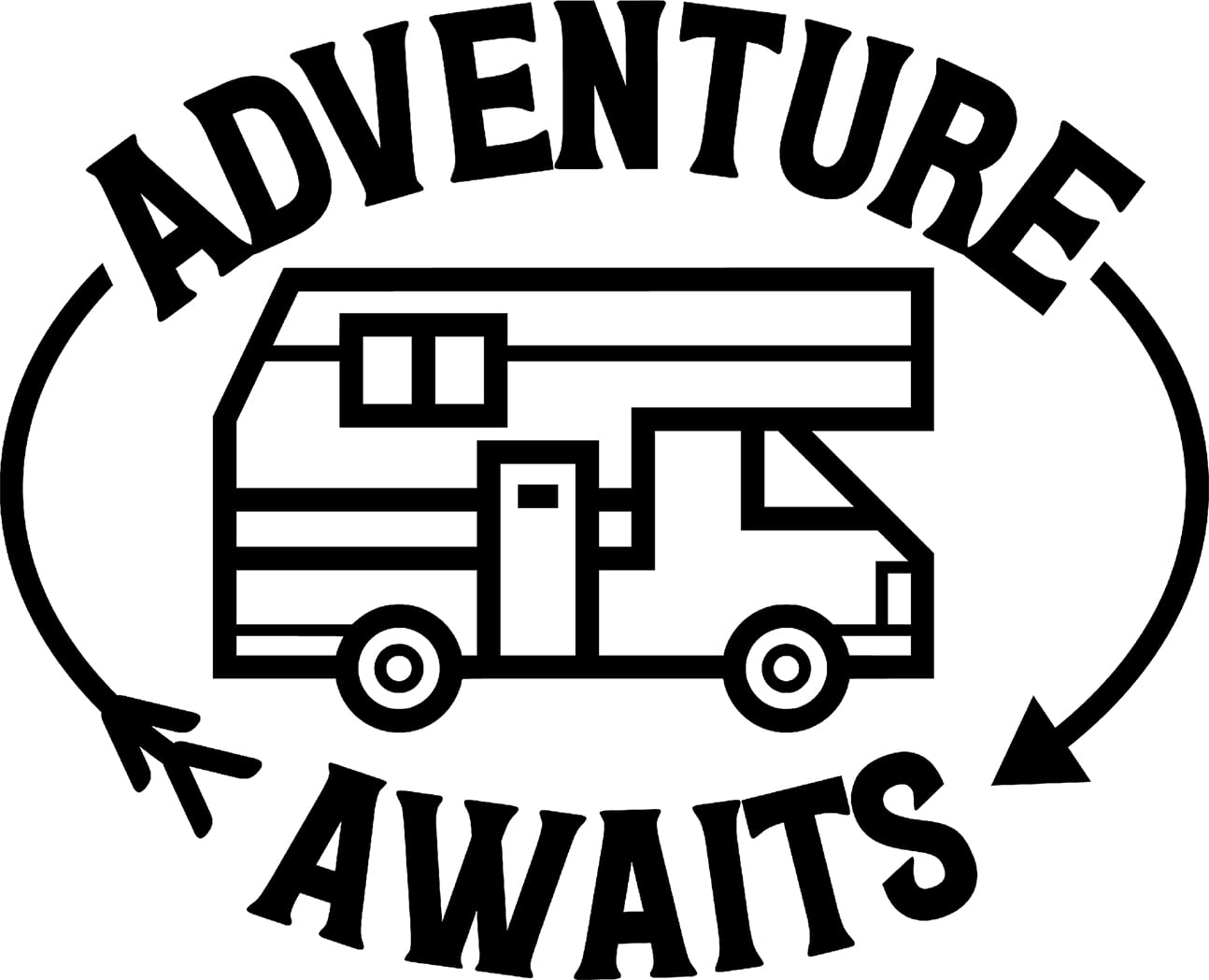 Adventure Awaits Rave Camper Tiny Home Travel Explore Nature Wall ...