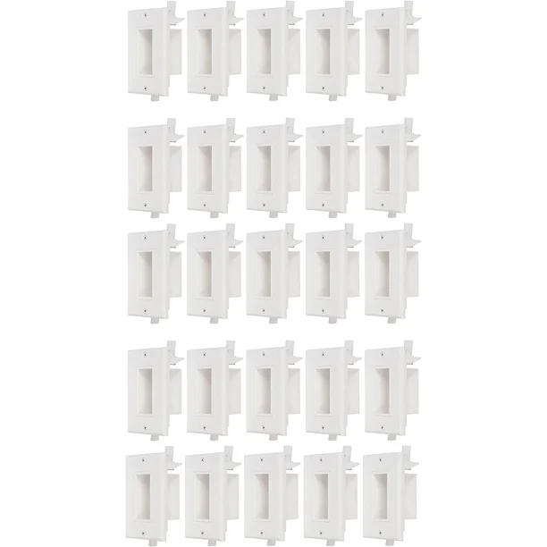 Buyer's Point Recessed Low Voltage Cable Wall Plate, Easy to Mount ...