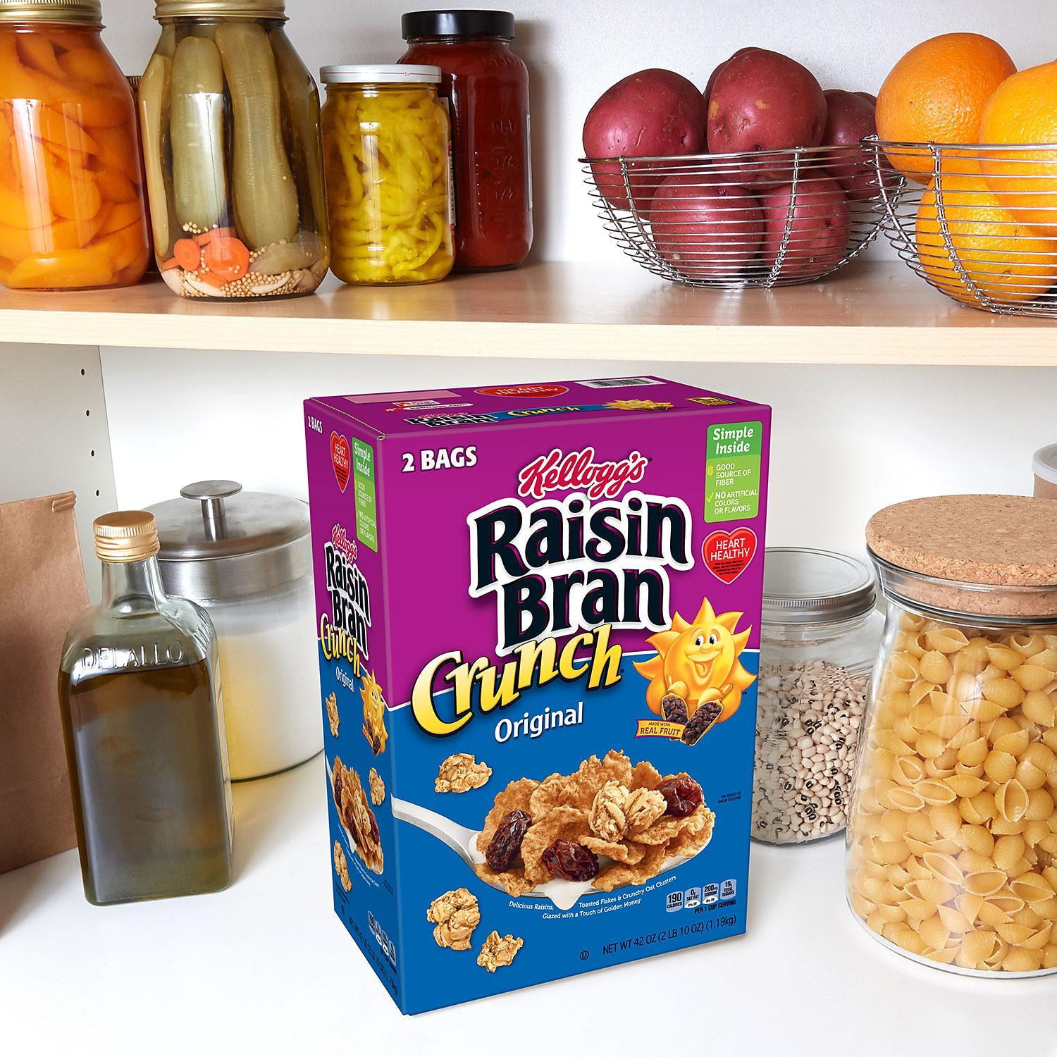 Kellogg’s Original Raisin Bran Crunch Breakfast Cereal (42 oz ...