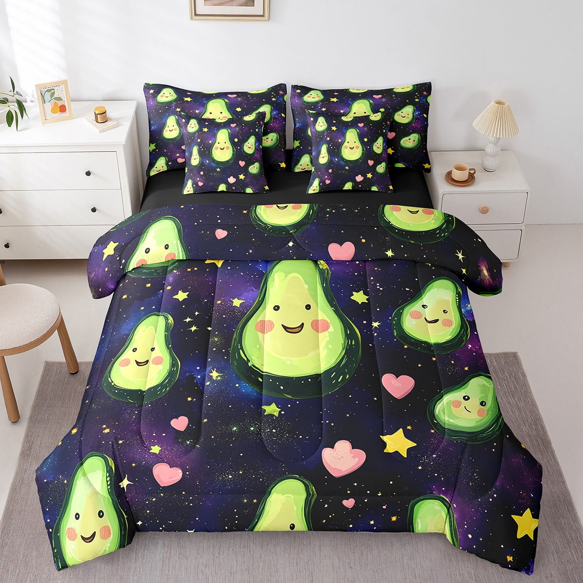 Click here for Erosebridal Kawaii Avocado Bedding Twin Size  Myst... prices