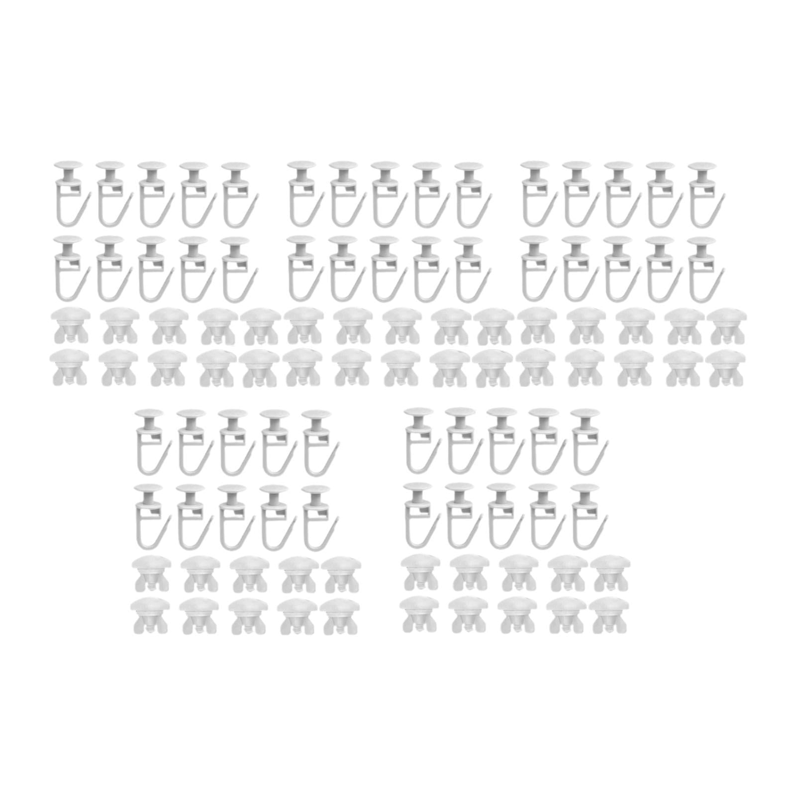 Click here for Simhoa 100 Pieces Curtain Track Gliders Curtain Ra... prices