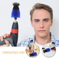 Mobutofu Tile Drill Brush Blue Scrubber Attachment for Drill Efficient ...