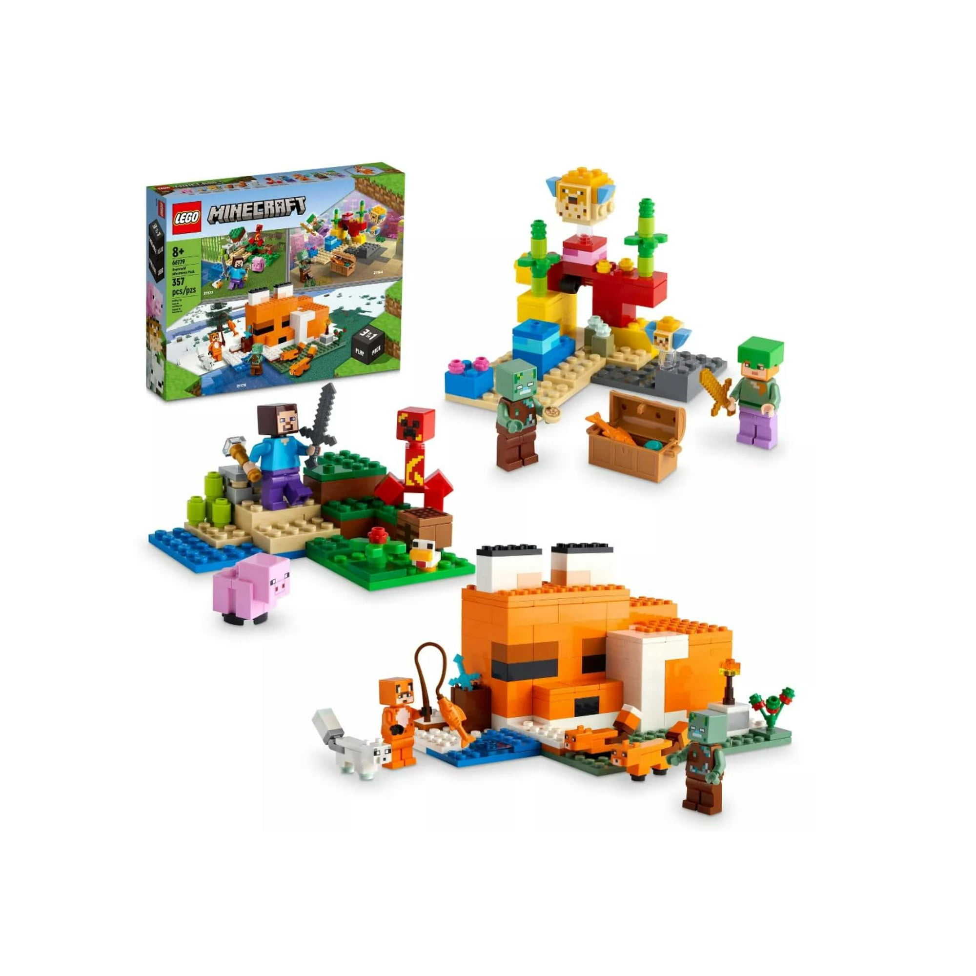 Click here for Lego Minecraft Overworld Adventures 3 In 1 Buildin... prices