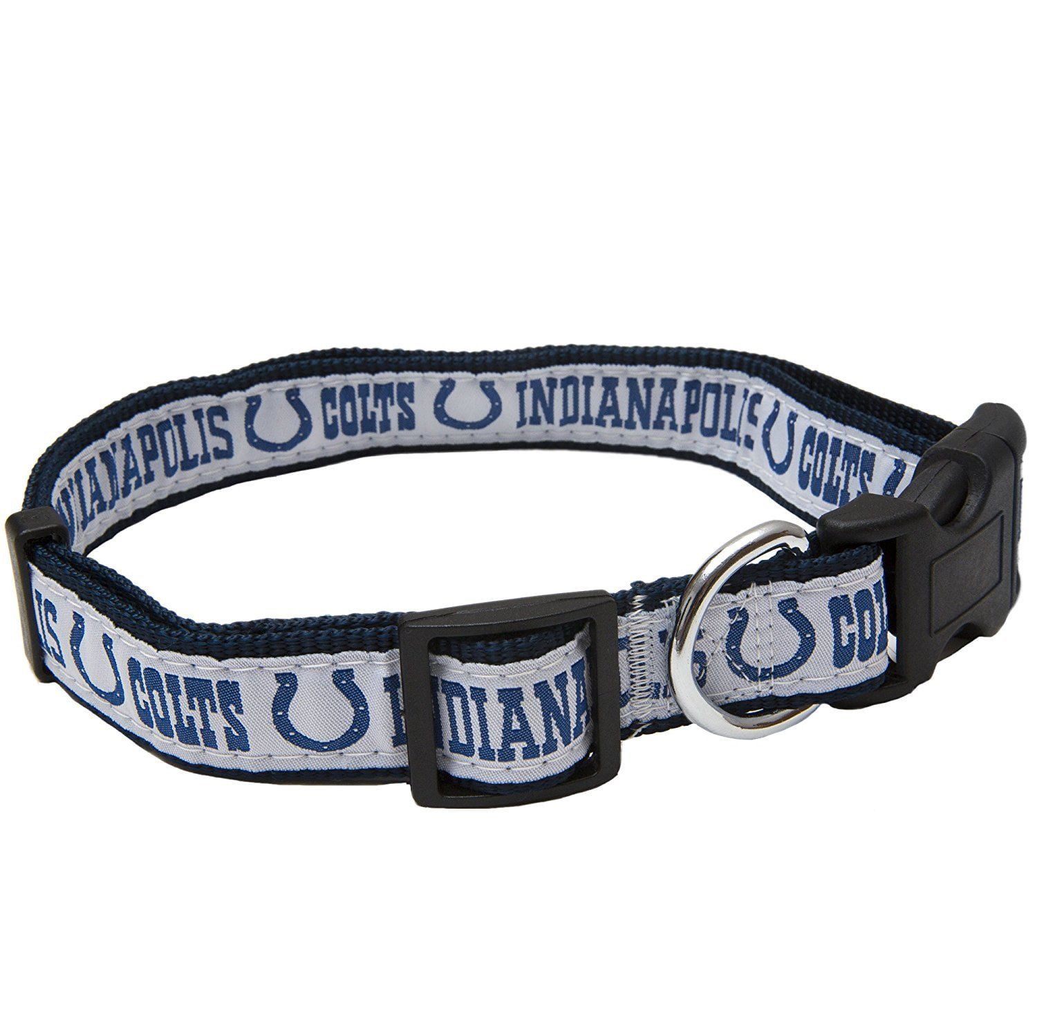 Pets First NFL Indianapolis Colts Dog Collar - Heavy-Duty, Durable ...