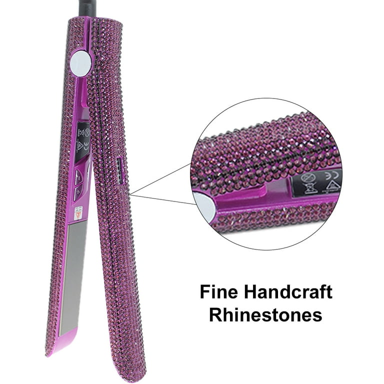 buying online 2-inch Bedazzled titanium professional flat irons
