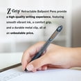 Zebra Brand Z-Grip Retractable Ballpoint Pen, Medium Point Writing, 1.0 ...