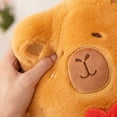 Christmas Plush Doll Cute Capybara Gingerbread Man Doll Pillow Soft ...
