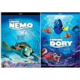 Disney Pixar Double Feature Finding Nemo & Finding Dory 2 DVD Set ...