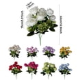 Cosmug Realistic Artificial Pearl Rose Buncher, 10 Head Pearl Rose ...