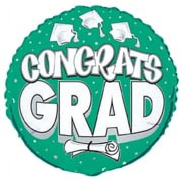 Foil "Congrats Grad" Graduation Balloon, 18in - Walmart.com